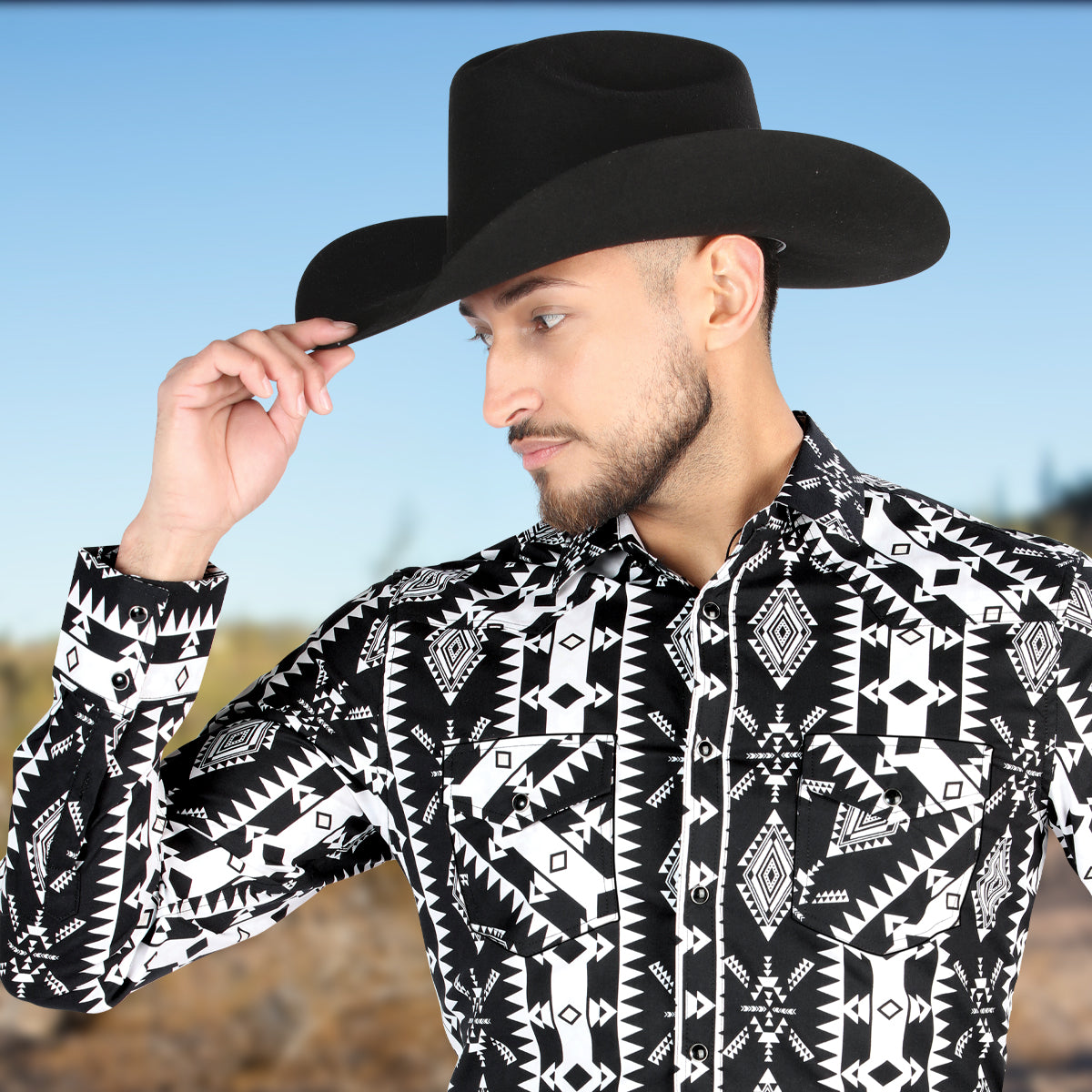 Men's Snap Button Shirts – Botas Juarez